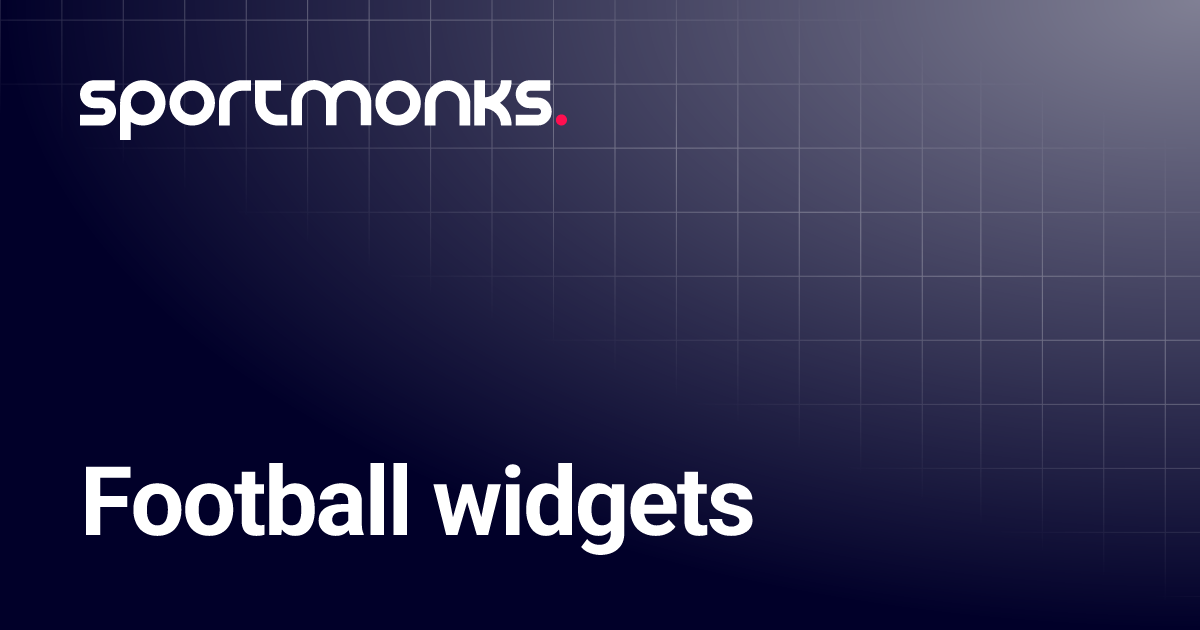 Football widgets | Football API Documentation