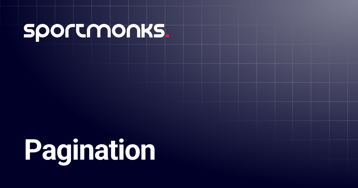 Pagination | Football API Documentation