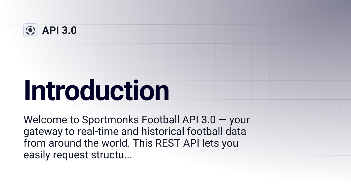Introduction | API 3.0